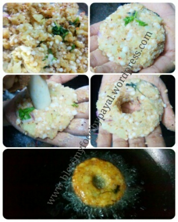 Sabudana Wada | how to make sabudana wada recipe - Bless My Food By Payal