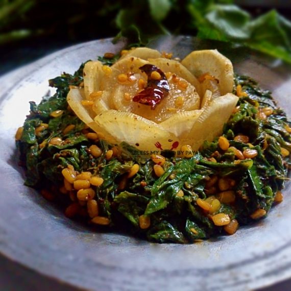 Muli ki sabzi recipe | how to make mooli ki bhurji | indian vegan ...