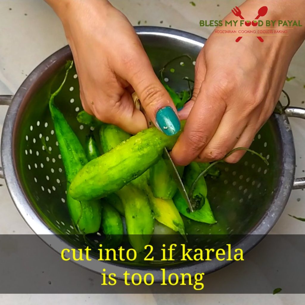 Bharwa Karela Recipe | Stuffed karela | Bless My Food By Food