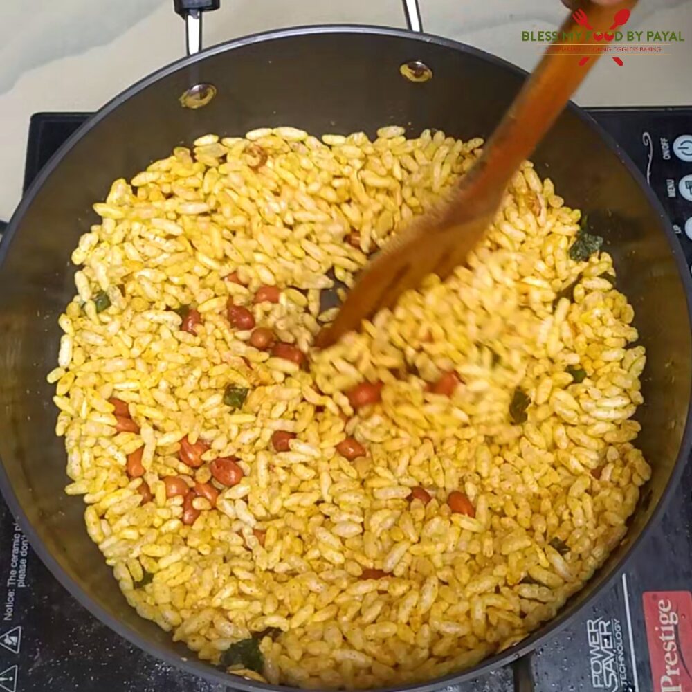Spicy puffed rice recipe | murmura recipe | murmura chivda