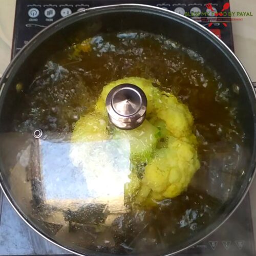 Whole Roasted Cauliflower Indian Recipe - Gobi Musallam Recipe