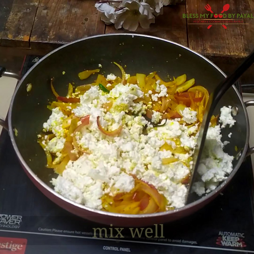 How to make Paneer Bhurji without tomato