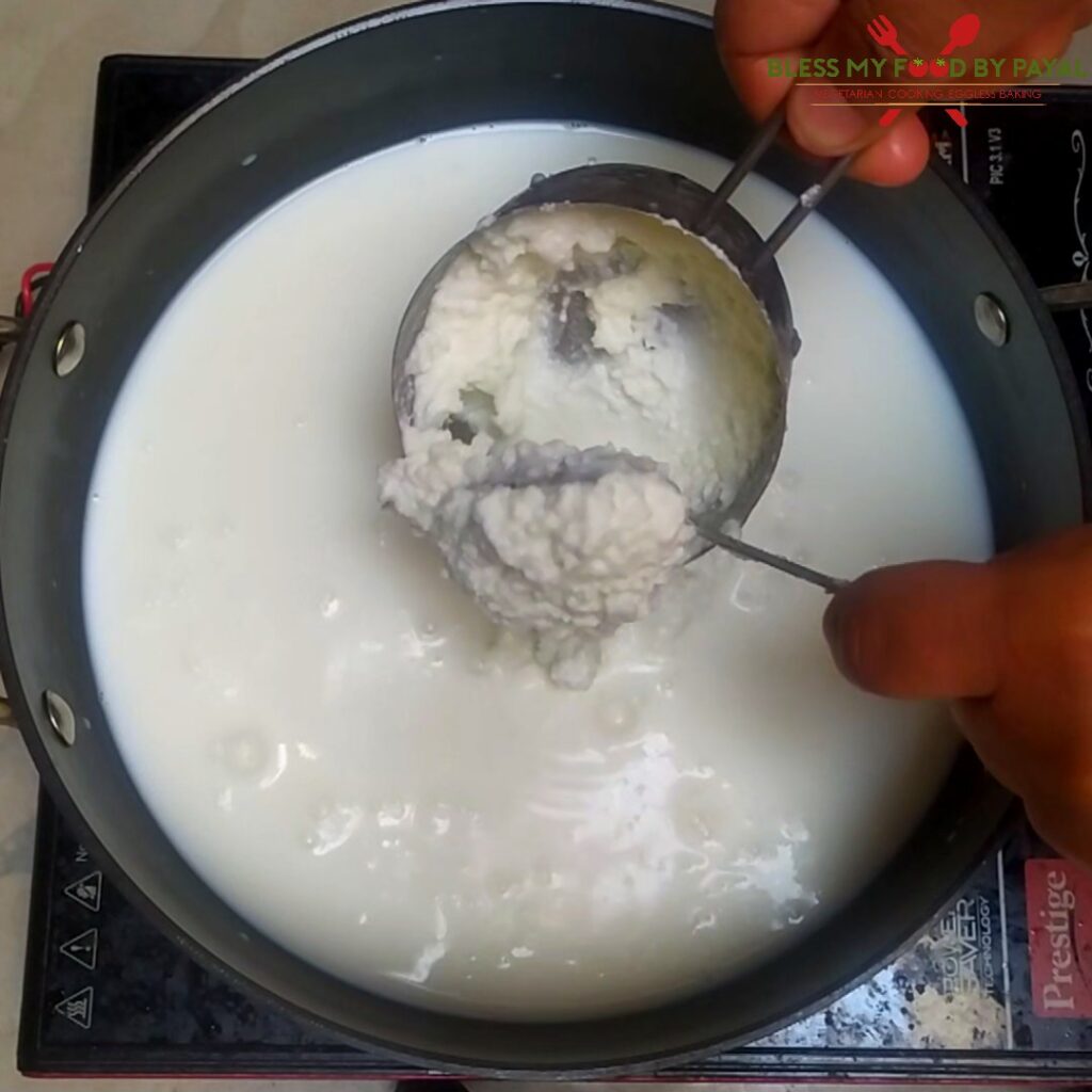 cream cheese recipe with milk and malai