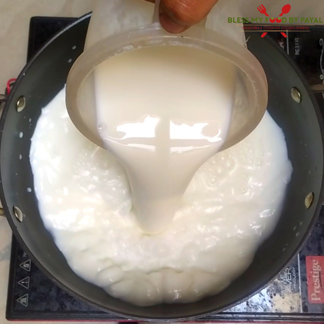 cream cheese recipe with milk and malai