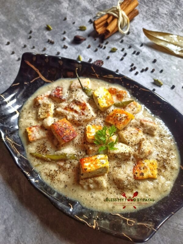 Paneer Kali Mirch recipe restaurant style