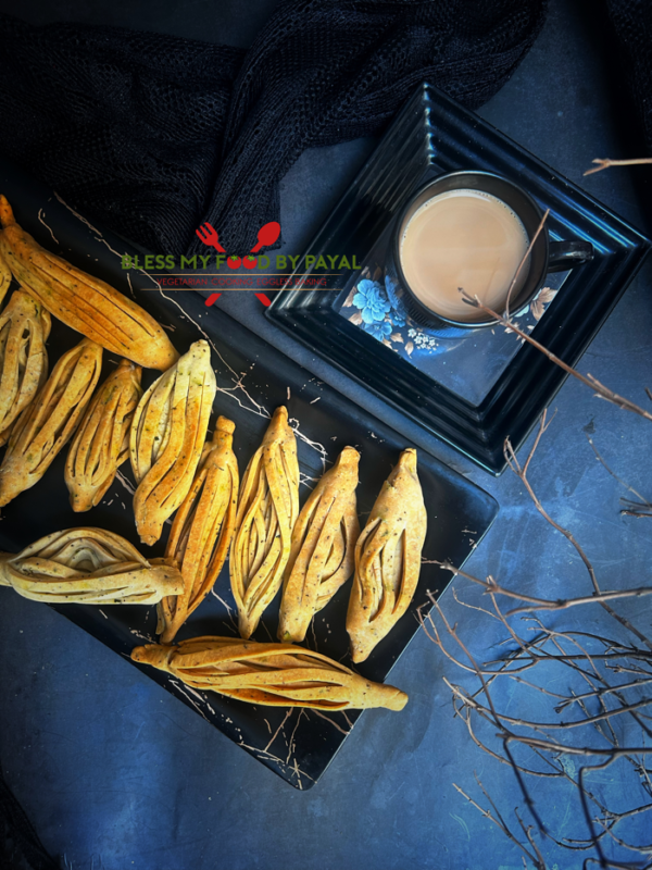 Karela mathri recipe in oven | Champakali nimki recipe