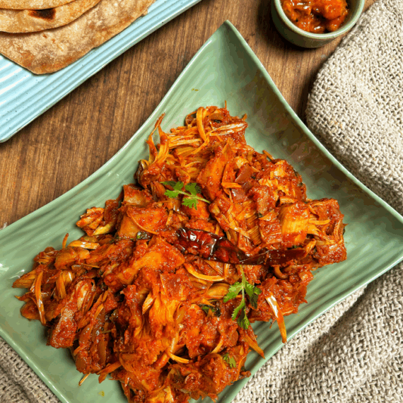 Vegan jackfruit curry | how to make kathal ki sabji - Bless My Food By ...