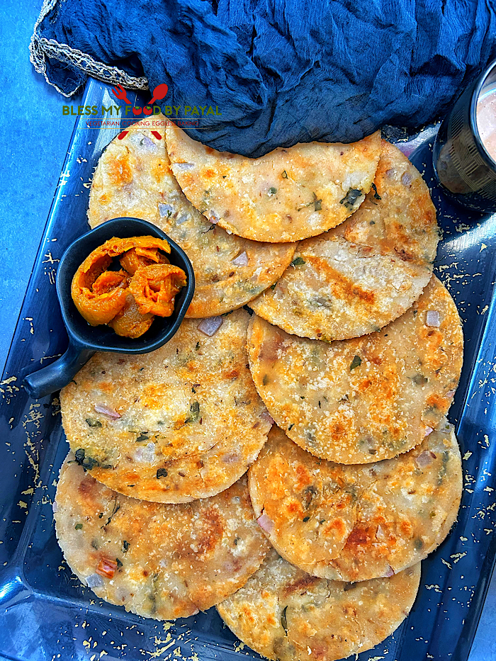 Rice Flour Masala Paratha