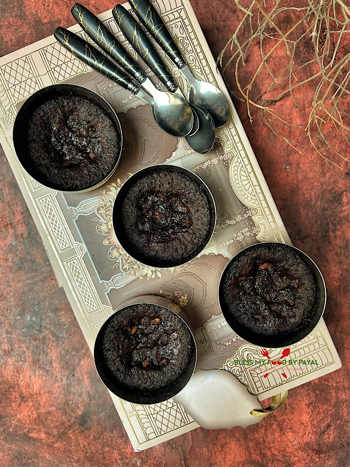 Steamed Ragi Chocolate Katori Cake Recipe