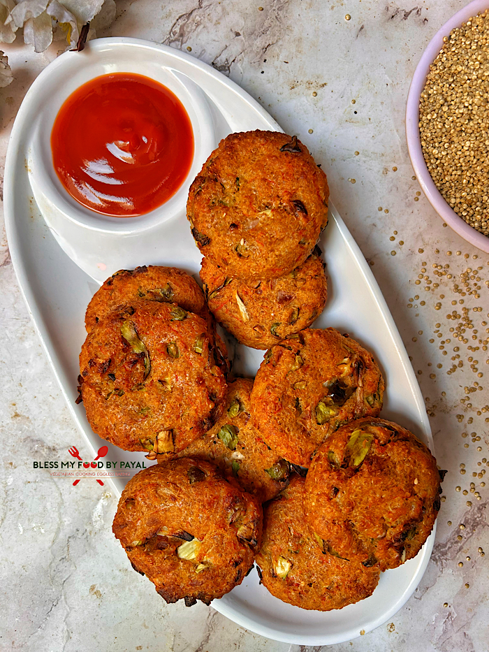 Quinoa Cutlets Recipe in Air Fryer